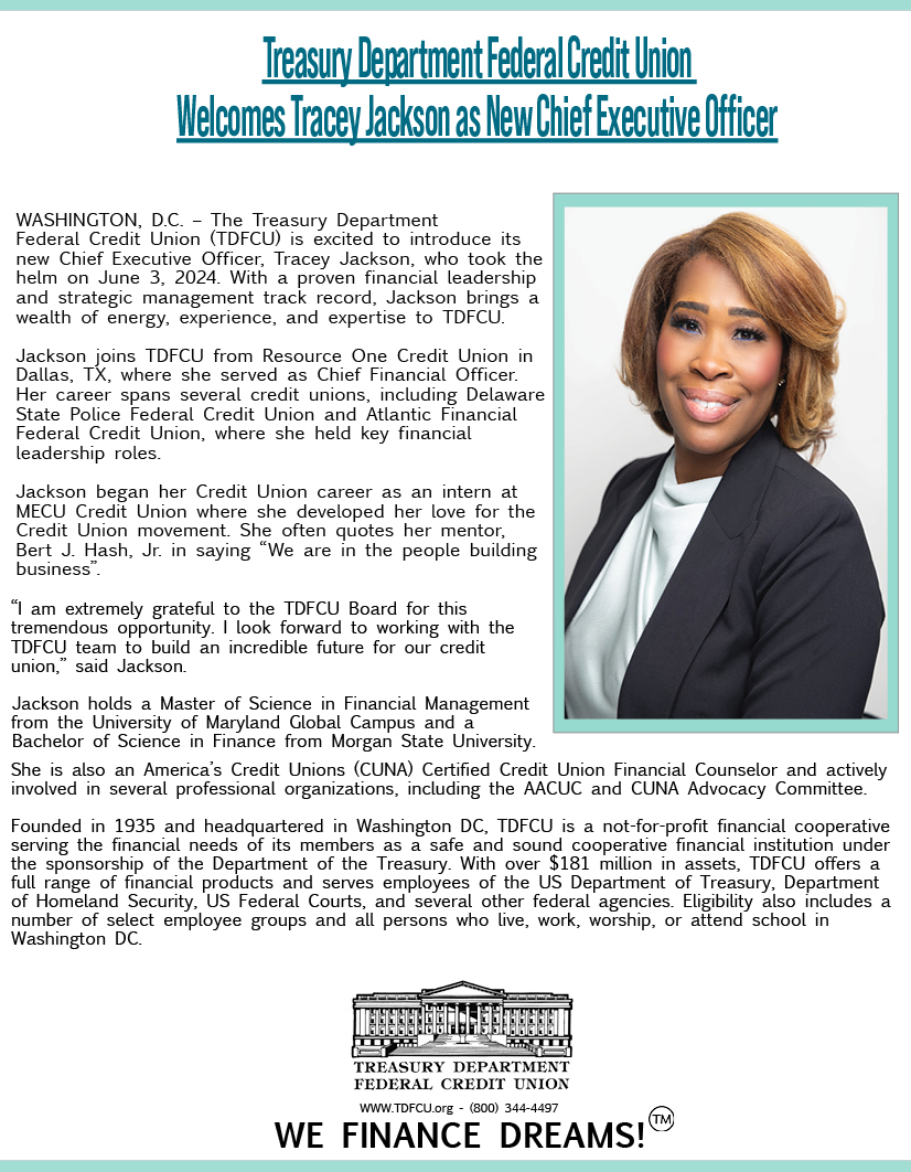 About Us - Treasury Department FCU